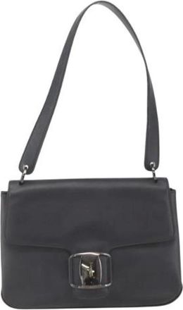 Ferragamo Pre-owned Vala Shoulder Bag - Femme - Pre-owned - Noir - Taille: ONE Size