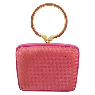 Bottega Veneta Pochette en satin Pre-owned - Femme - Pre-owned - Rose - Taille: ONE Size