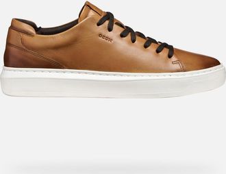 Geox Schuhe Deiven Herr Hellbraun