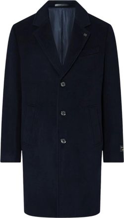 Liu Jo Manteau Mi-long en Laine et Cachemire - Homme - Manteaux - Bleu - Taille: 2XL