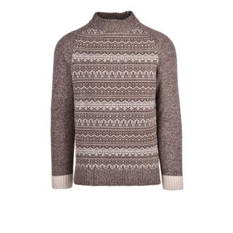 Wool & Co Maglione Girocollo - - Knitwear - Herren - Mehrfarbig - L
