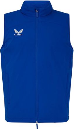 Castore Weste f&uuml;r Herren, Gestepptes Paneel (Blau/Wei&szlig;)