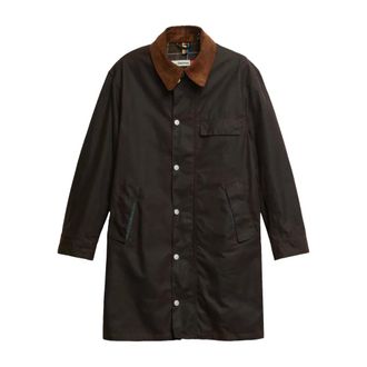 Barbour Veste cir&eacute;e Beeston - Homme - Manteaux - Brun - Taille: XL
