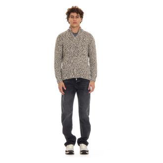 Eleventy Cashmere Strickjacke mit durchgehendem Rei&szlig;verschluss - - Knitwear - Herren - Beige - L