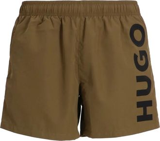 HUGO BOSS Badeshorts mit Logo - Grün