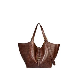 Jerome Dreyfuss Sac cabas Joseph M en cuir de mouton effet croco