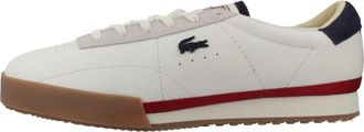 Lacoste Aura Leder-Sneakers - - Shoes - Herren - Wei&szlig; - 42 EU