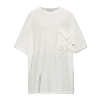 Yohji Yamamoto T-Shirt mit Tasche - - Tops - Herren - Wei&szlig; - L