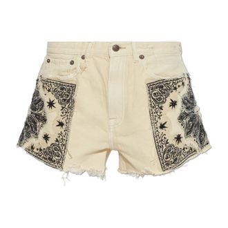 R13 X-Boyfriend Short - - Shorts - Damen - Beige - W26