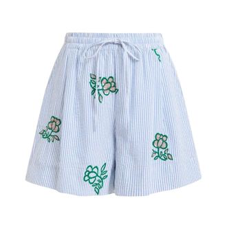 Essentiel Damen, Shorts, Blau, SGr&ouml;&szlig;e