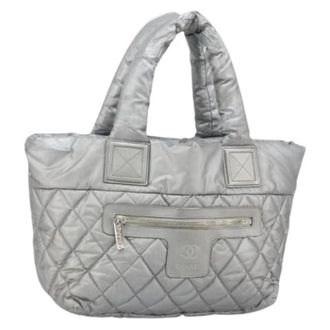 Chanel Pre-owned Canvas Tote Bag - - Pre-owned - Damen - Grau - ONE SIZE