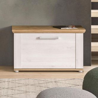 ebuy24 Verona banc 1 porte abattante m&eacute;l&egrave;ze d&eacute;cor