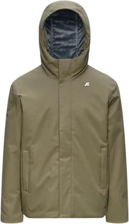 K-Way Jacko Twill Marmotta Jacke - - Jackets - Herren - Gr&uuml;n - L