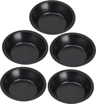 TOPBATHY 5st&uuml;cke Kuchen Backform Runde Kleine Aus Karbonstahl Antihaftbeschichtete Backformen Zum Backen Von Kuchen Und Torten Im Ofen