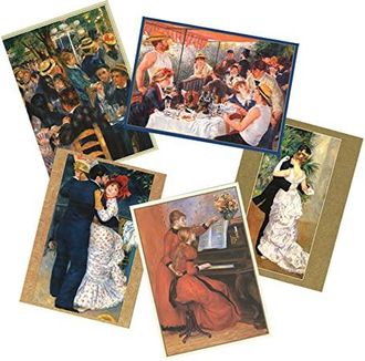 Caspari Entertaining with, Pierre Auguste Renoir, blanko, 8 Stück