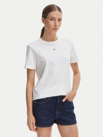 Calvin Klein Jeans T-Shirt LV047F227G Wei&szlig; Classic Fit