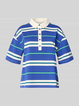 Lollys Laundry Loose Fit Poloshirt mit &uuml;berschnittenen &Auml;rmeln Modell Ulma