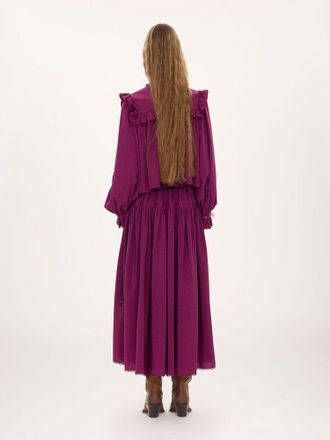 Chlo&eacute; Blouse - Violet