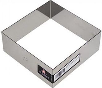 De Buyer deBUYER Rahmen, quadratisch, Edelstahl, 12 x 12cm, 4,5cm hoch, 1 St