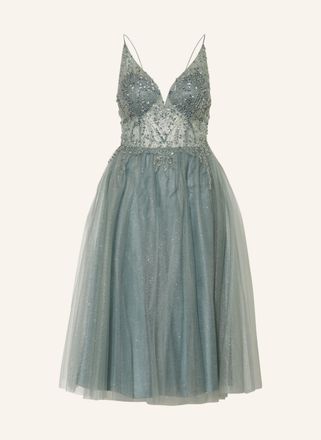 Unique Cocktailkleid Mit Pailletten Und Schmuckperlen gruen