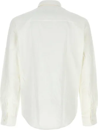 Ami Embroidered Logo Shirt - White