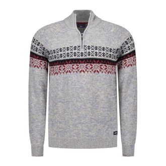 New Zealand Auckland Herren, Strickwaren, Grau, SGröße