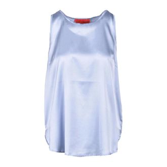 Wild Cashmere Femme, Tops, Bleu, Taille: 42 FR Haut en Mélange de Soie
