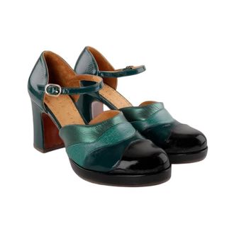 Chie Mihara Femme, Chaussures, Multicolore, Taille: 37 EU Escarpins en Cuir Métallisé