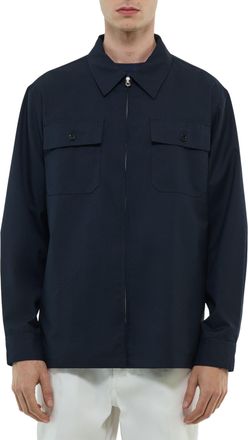 Fursac Surchemise en twill technique - Taille XXL - Homme