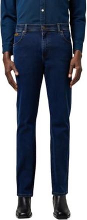 Wrangler Jean Texas pour Homme, Bleu Marine Rustique, 34W / 36L
