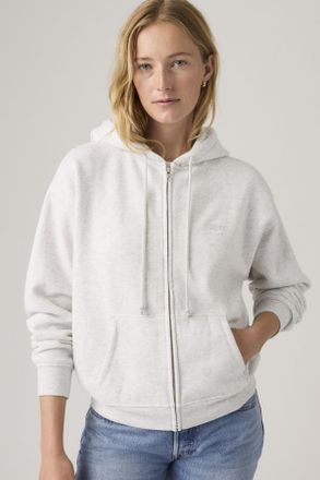 Levi's Alltags-Hoodie mit Rei&szlig;verschluss - Damen - Grau / Grau