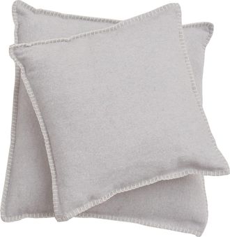 David Fussenegger Kissenbezug Filz Dekokissen aus Baumwolle flauschig weich, 50x50 cm