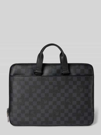 Joop Laptoptasche mit Logo-Print Modell Cort. Piazza Janus