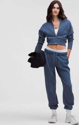 lululemon Jogging Scuba Oversized taille mi-haute Standard pour Femmes - Bleu - Taille XL