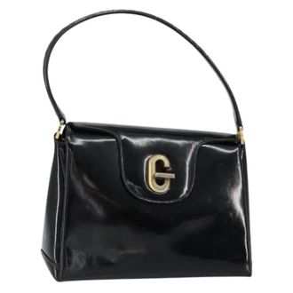 Gucci Sac &agrave; main en toile enduite Pre-owned - Femme - Pre-owned - Noir - Taille: ONE Size