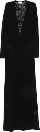 Elisabetta Franchi Maxi Robe - Noir