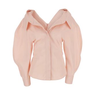 Givenchy Slashed Fitted Shirt - - Blouses & Shirts - Damen - Rosa - S