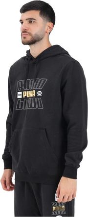Puma Puma, Homme, Sweatshirts et sweats à capuche, Noir, Taille: L Sweat à capuche noir Essentials Logo Lab