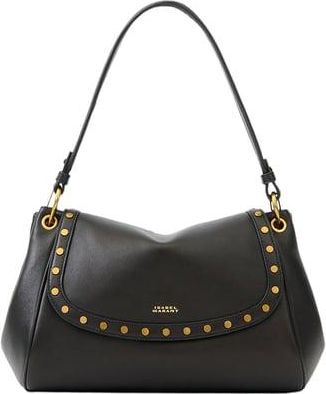 Isabel Marant Sac port&eacute; &eacute;paule Chany M en cuir &agrave; clous