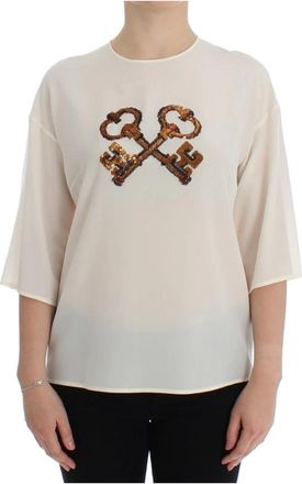 Dolce & Gabbana Damen, Blusen & Hemden, Wei&szlig;, 2XSGr&ouml;&szlig;e