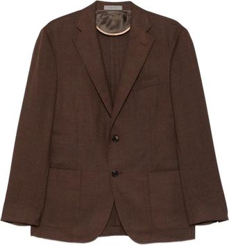 Corneliani Sakko mit aufgesetzten Taschen - Braun