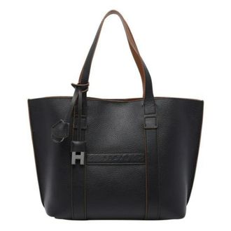 Hogan Femme, Sacs, Noir, Taille: ONE Size Small Script Shopping Bag