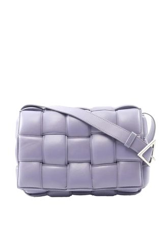 Bottega Veneta 2012-2025 Nappa Intrecciato Padded Cassette Crossbody shoulder bag - Violett