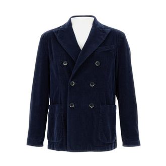 Barena Homme, Costumes, Bleu, Taille: L Giacca Doria Matador