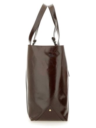 Golden Goose Leather Tote Bag - Brown