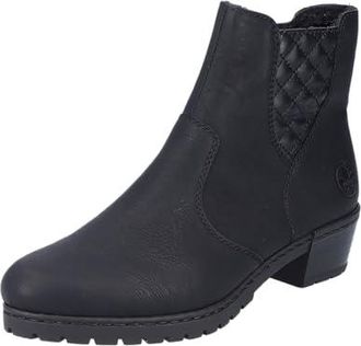 Rieker Bottines Chelsea Y1750 pour femme, Noir, 42 EU