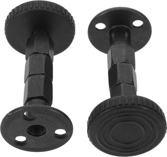 NUOBESTY Verstellbarer Kopfteilstopper Bettrahmen Anti Wackel Werkzeug 78-105mm aus Robustem Material Schwarz f&uuml;r Betten Schr&auml;nke Sofas mit Schutzpolstern