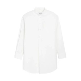 Ami Mao-Kragen Tunika Kleid - - Blouses & Shirts - Damen - Wei&szlig; - S