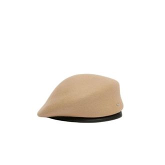 Max Mara B&eacute;ret en feutre de laine Pitti - Femme - Accessoires - Beige - Taille: ONE Size