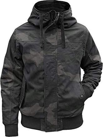 Brandit Grizzly Veste dhiver avec doublure et capuche - Noir - XXXX-Large